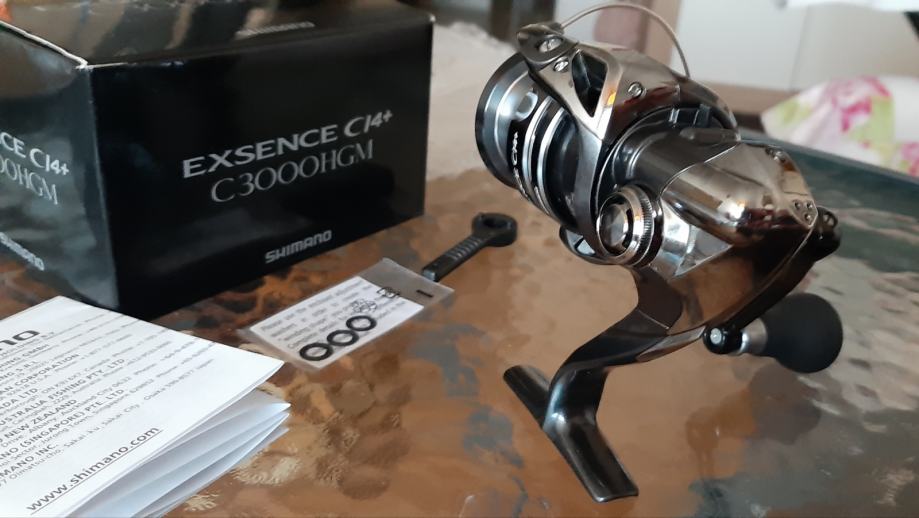 Shimano Exsence C3000HGM CI4+ Top Model MagnumLite ROLA SAVRŠENA + Egi