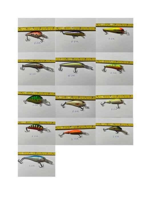Vobleri - Rapala, Monarch Dok, Ugly Duck, Cormoran