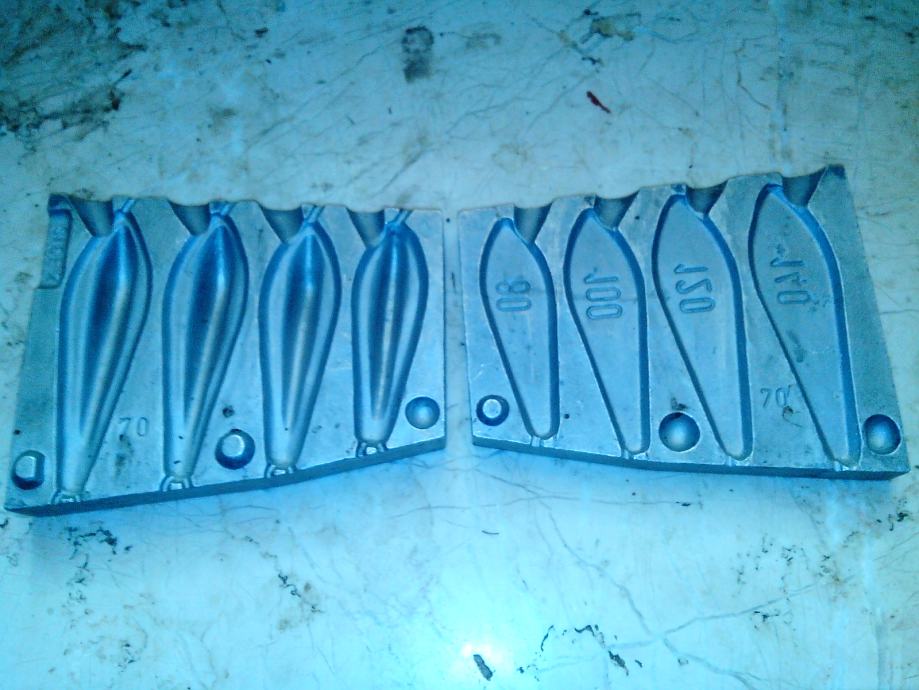 Kalup za Olovo Kitova Leđa 80/100/120/140 grama