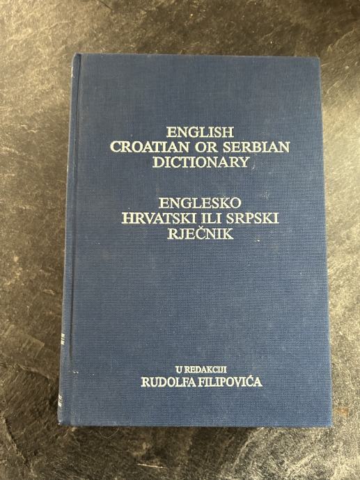 Englesko hrvatski ili srpski rječnik - Rudolf Filipović