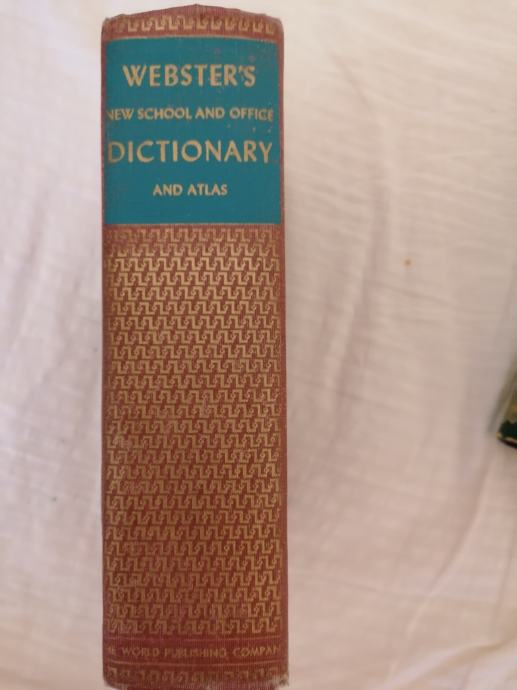 Webster rječnik englesko - engleski sa atlasom