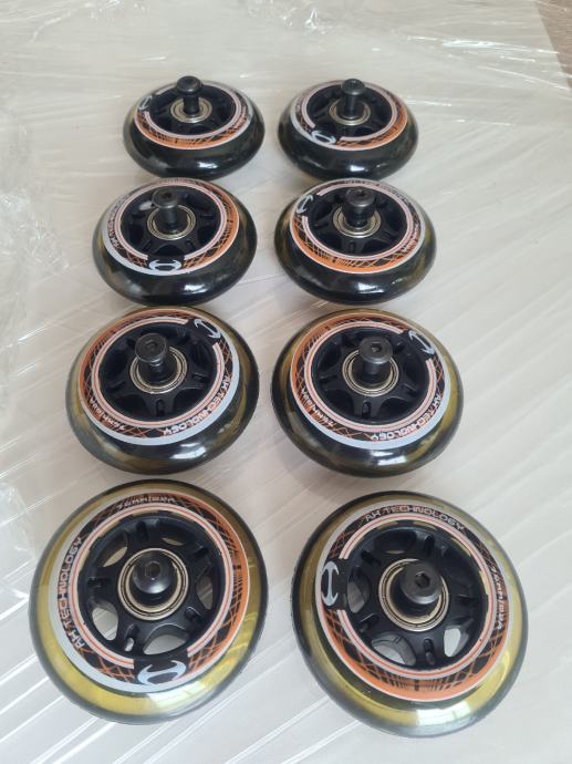 NOVO kotači za role 76mm - 8 komada