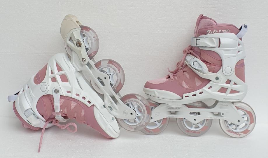 Powerslide 2022 Phuzion Argon Rose 100 ženske role br. 41 *NOVO*