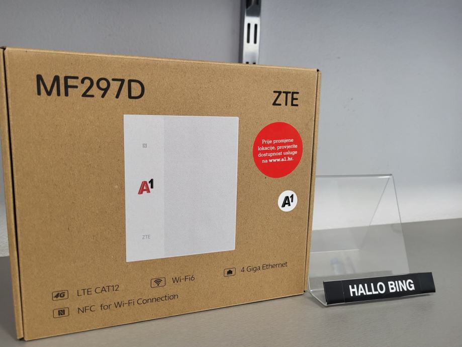 4G router ZTE MF297D, NOVO