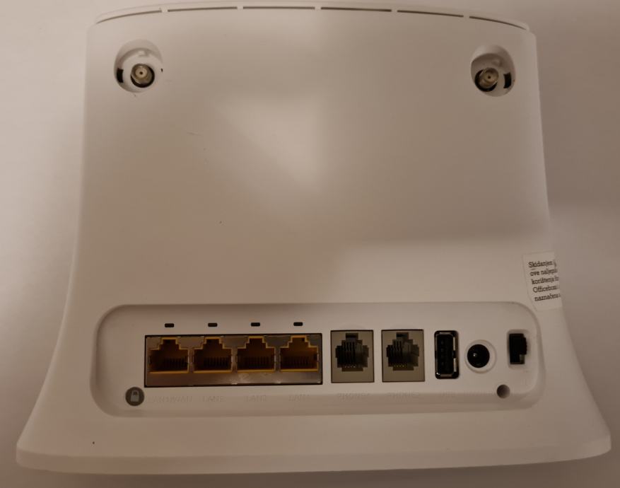 A1 homebox, 4G prijenosni router na SIM karticu, ZTE MF283V