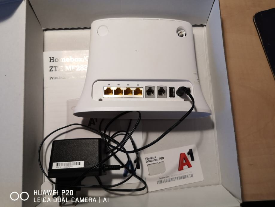 A1 Homebox-Officebox 4G router ZTE MF283V