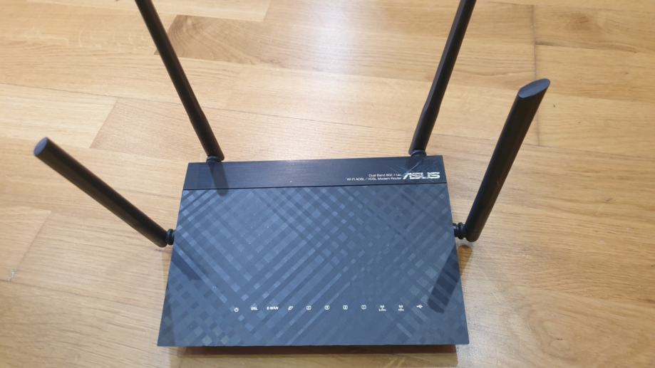 ASUS DSL-AC55U Dual Band 802.11ac Wi-Fi ADSL/VDSL Modem Router
