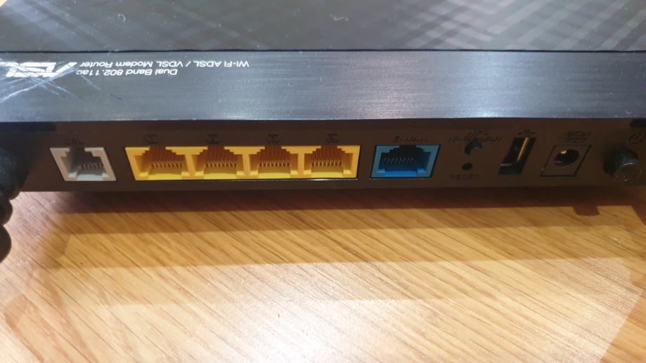 ASUS DSL-AC55U Dual Band 802.11ac Wi-Fi ADSL/VDSL Modem Router