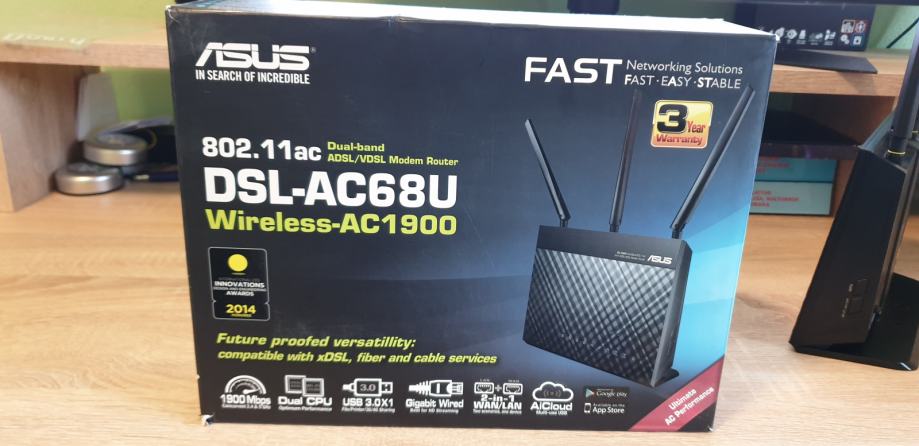 Asus DSL-AC68U ruter