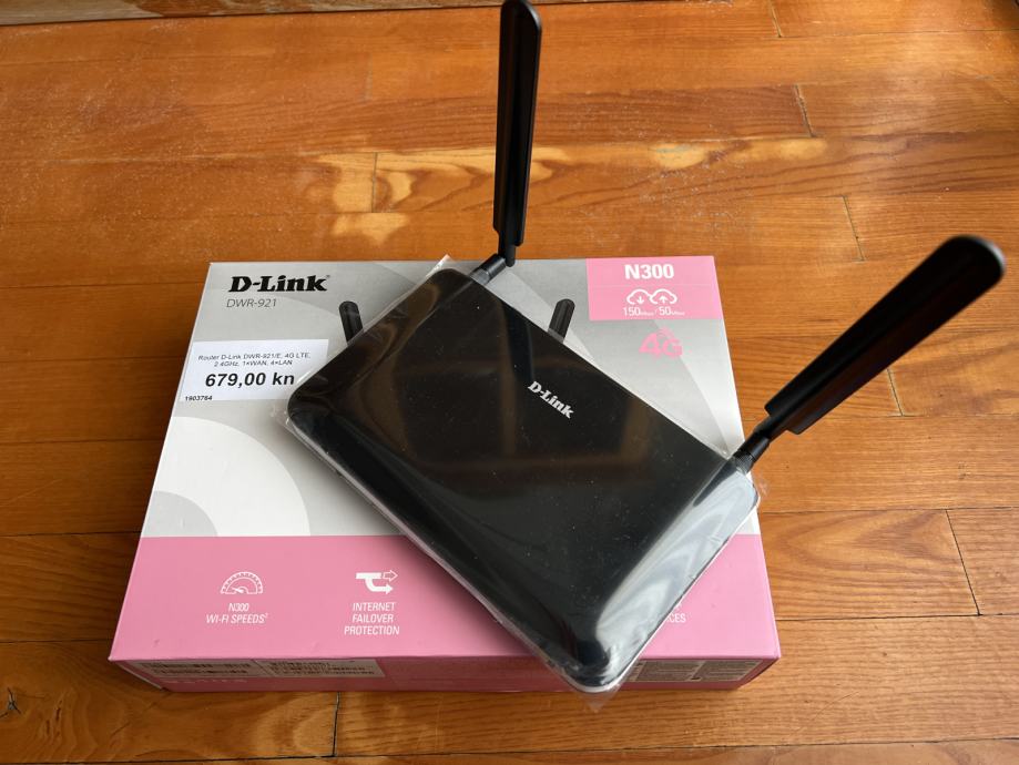 D-Link 4G LTE Router DWR-921 (SIM CARD MODEL)