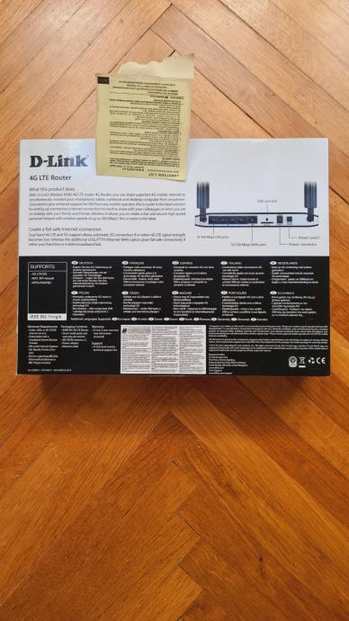D-Link DWR-921 SIM 4G LTE Router