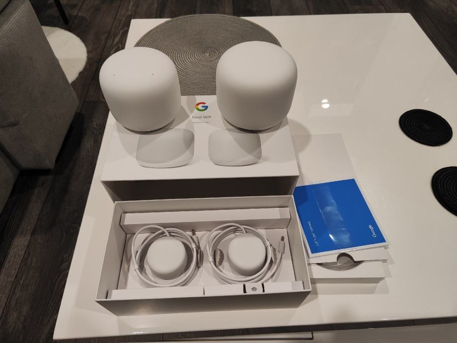 Google Nest Wifi (router and point)