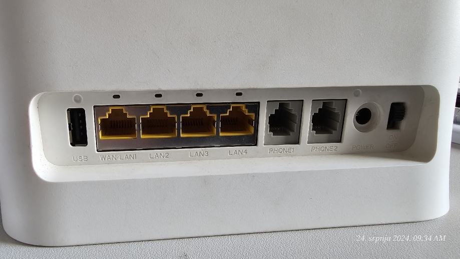 Homebox 4G router - ZTE MF286R