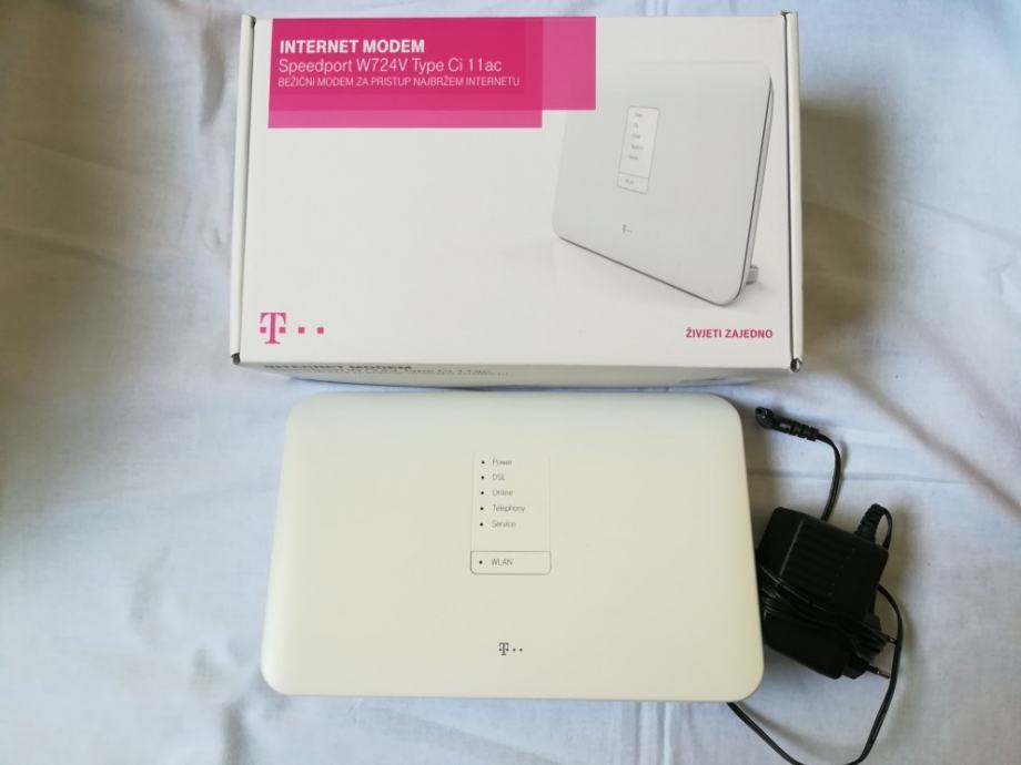 HRVATSKI TELEKOM SPEEDPORT W 724V Type Ci ROUTER+SWITCH
