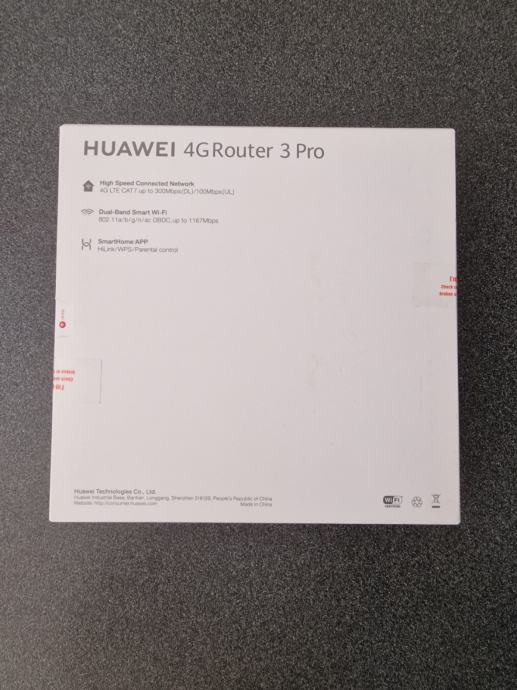 Huawei 4G Router 3 Pro, Model: B535-232, tvornički upakiran, nov!