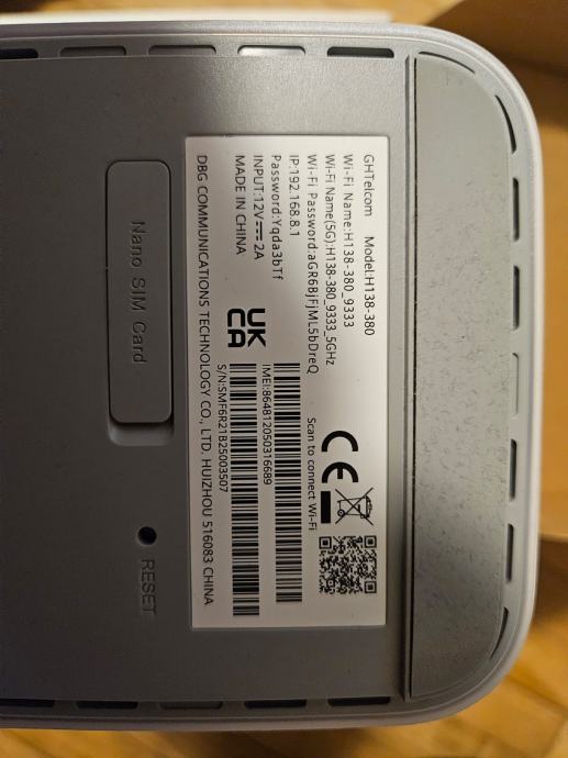 Huawei 5G CPE Pro 3 modem/router,prima sve kartice,visoka pokrivenost