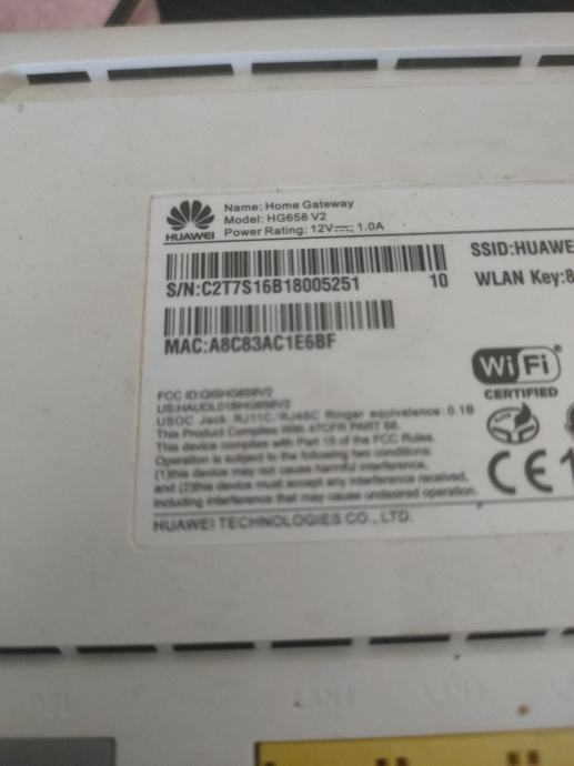 Router Huawei HG658
