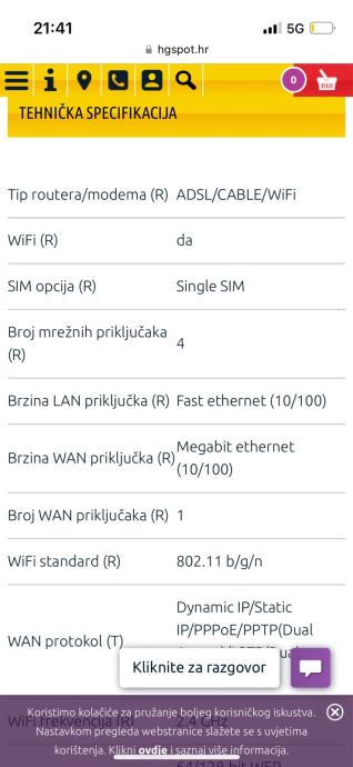 Router TP-LINK sim Card + LAN