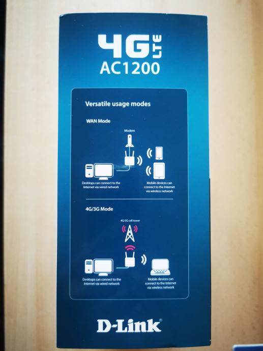 Router Wireless D-LINK AC1200 4G LTE Multi-Wan, DWR-953 - 600kn