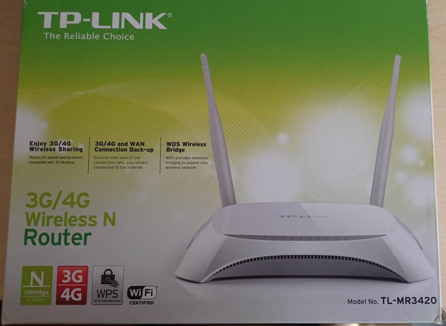 Ruter TP-Link TL-MR3420 Wi-Fi