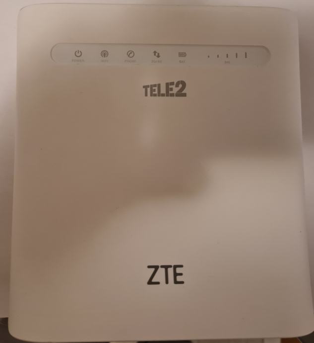 TELE2 homebox, 4G prijenosni router na SIM karticu, ZTE MF286