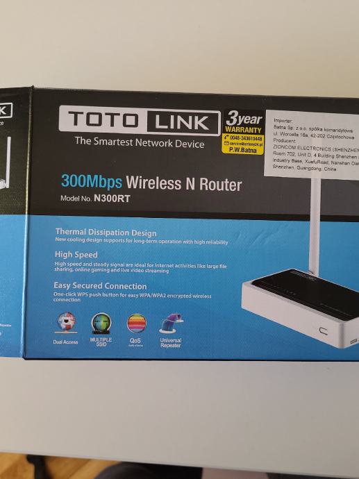 Toto Link N300RT router