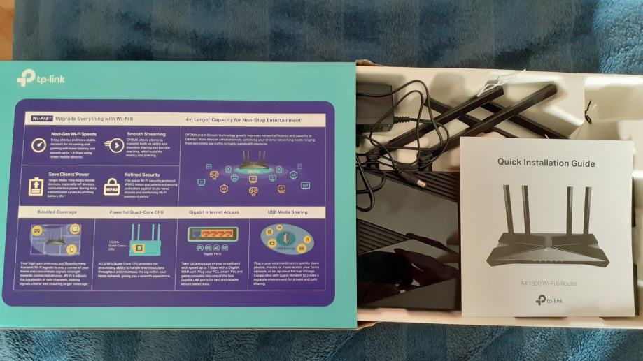 TP-Link Archer AX20, AX1800, Wi-Fi 6 Router
