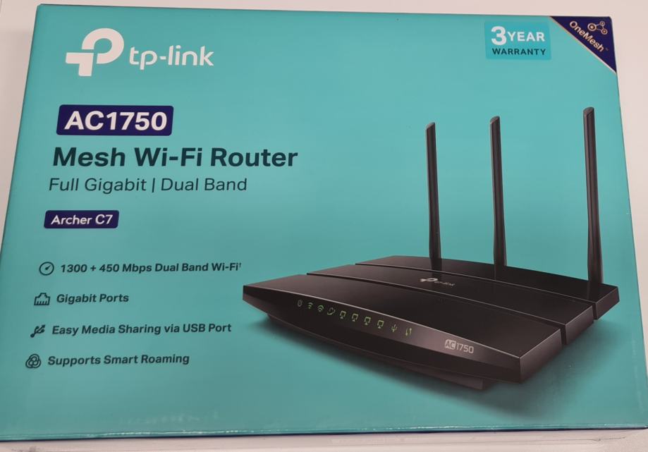 TP-Link Archer C7 AC1750 Wireless Dual Band Gigabit Router