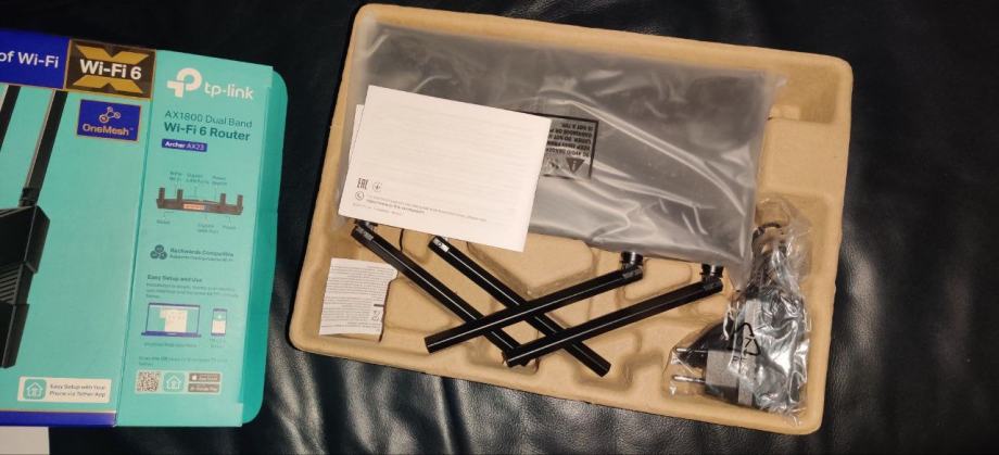 TP-Link AX1800 Dual Band Archer AX23 Router - nov, testiran, 55€