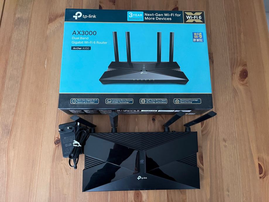 TP-Link AX3000 (Archer AX50) Dual Band Gigabit Wi-Fi 6 Ruter