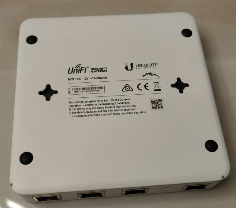 Unifi USG router, Security Gateway
