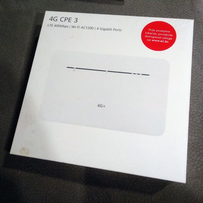 WI -FI RUTER 4G - CPE 3 Plug & Play 4G LTE WIFI