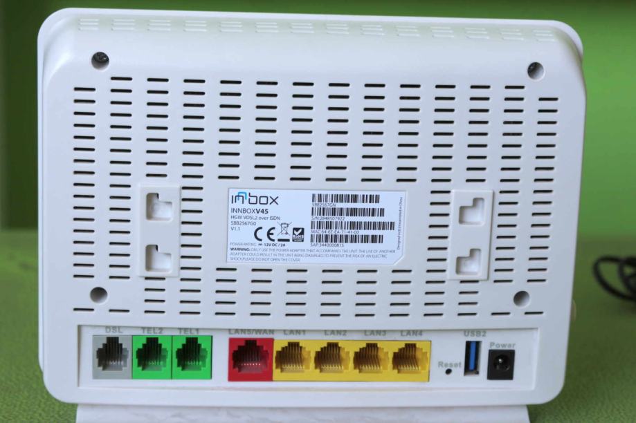 WiFi router i ADSL modem Innbox V45