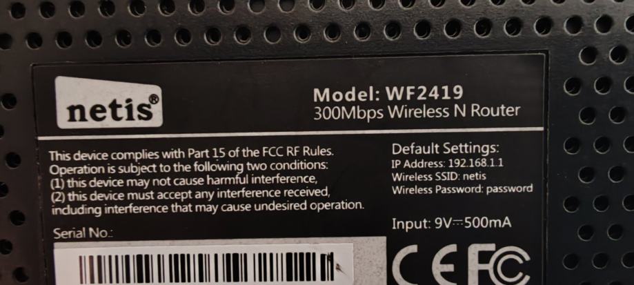 wireless router netis WF2419 300 Mbps