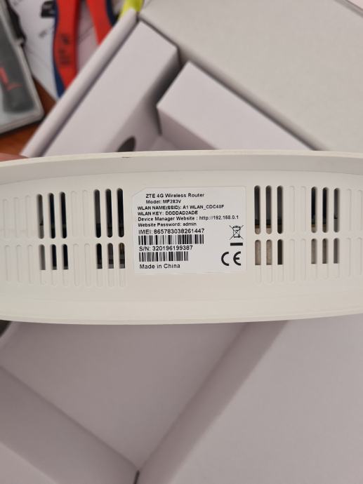 ZTE MF283V 4G router