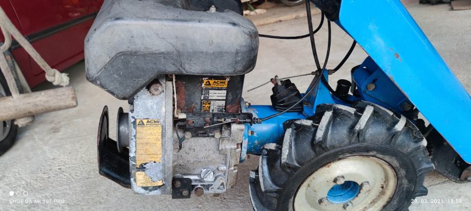 kosilica bcs 601 f na jedan kotač, prvi vlasnik