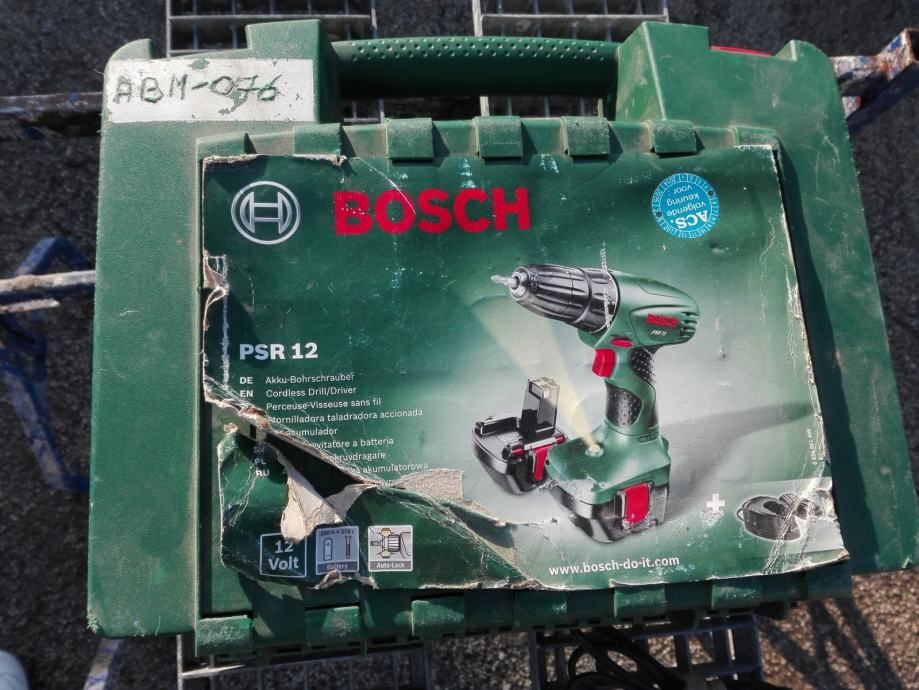 Akumulatorska bušilica BOSCH PSR 12