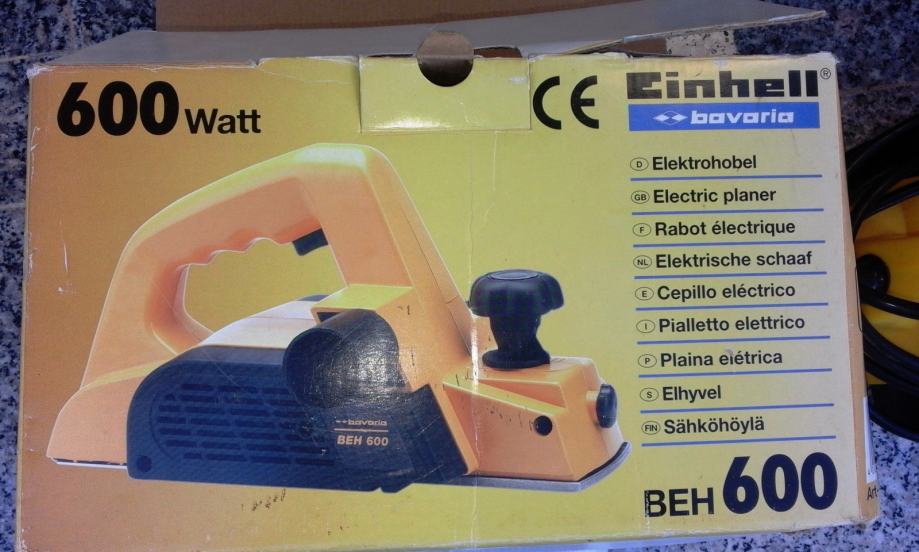 Einhell ručna blanjalica 600 W