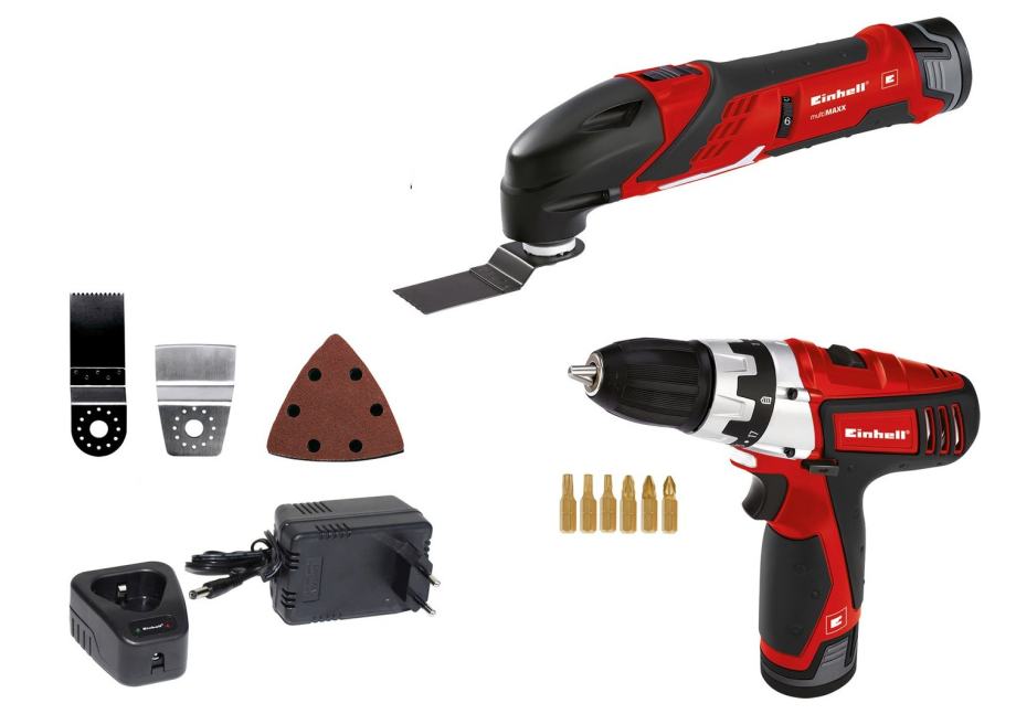 Einhell set aku bušilica i multi tool TE-TK 12 Li