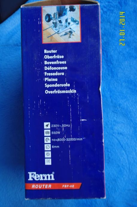 Frezer za drvo Ferm FBF-6E