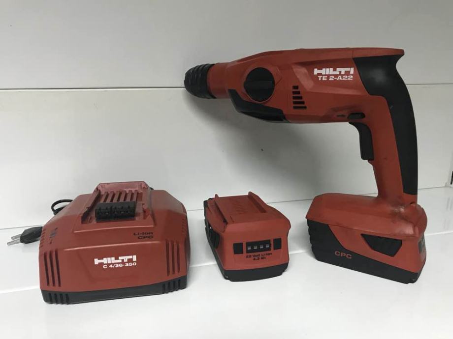 HILTI TE 2 A-22 aku udarna bušilica