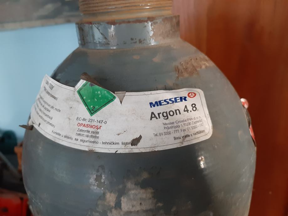 Plinska boca 200bara messer argon 4.8
