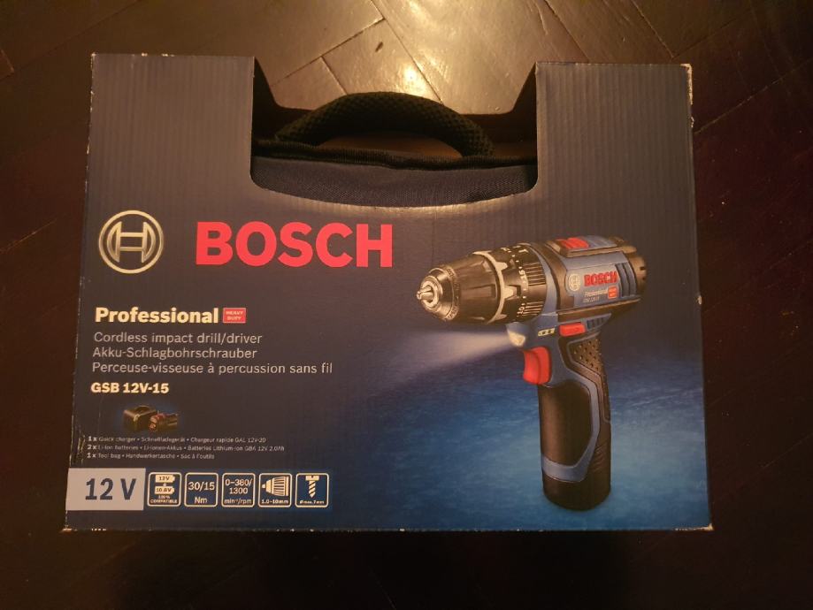 Bosch gsb 12v-15 aku bušilica