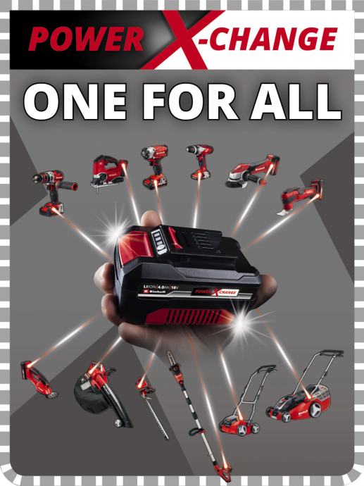 EINHELL aku kutna brusilica AXXIO 18/115 Q BL PXC 18V bez baterije