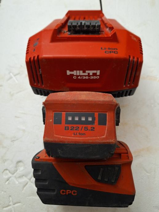 HILTI C4/36-350 PUNJAČ I BATERIJE AKUMULATOR