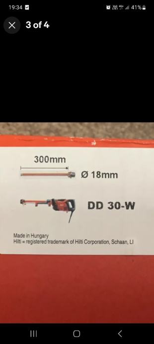 Hilti Kruna 18x300 spx-t c prihvat