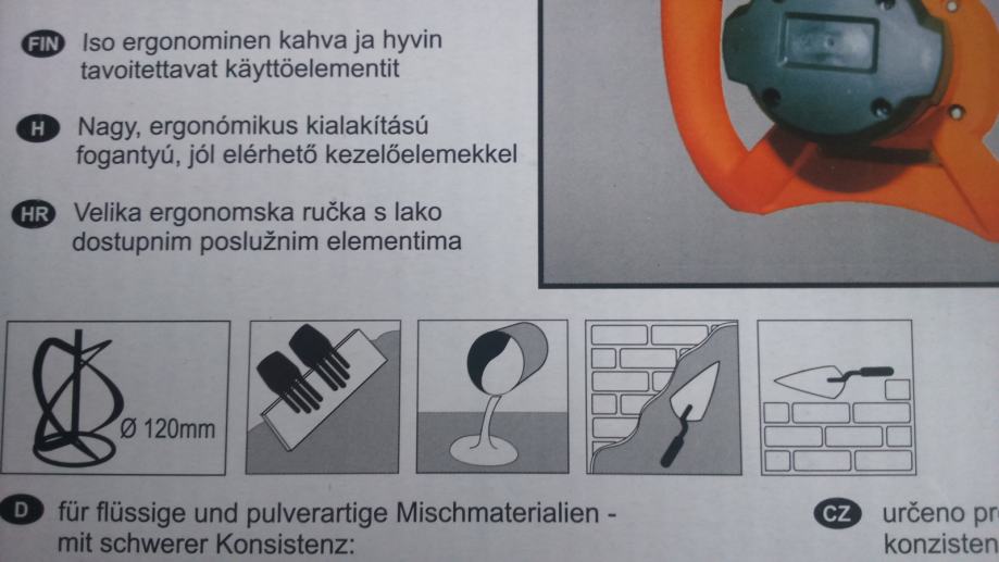 MJEŠAČ BOJE ATIKA RW 1400