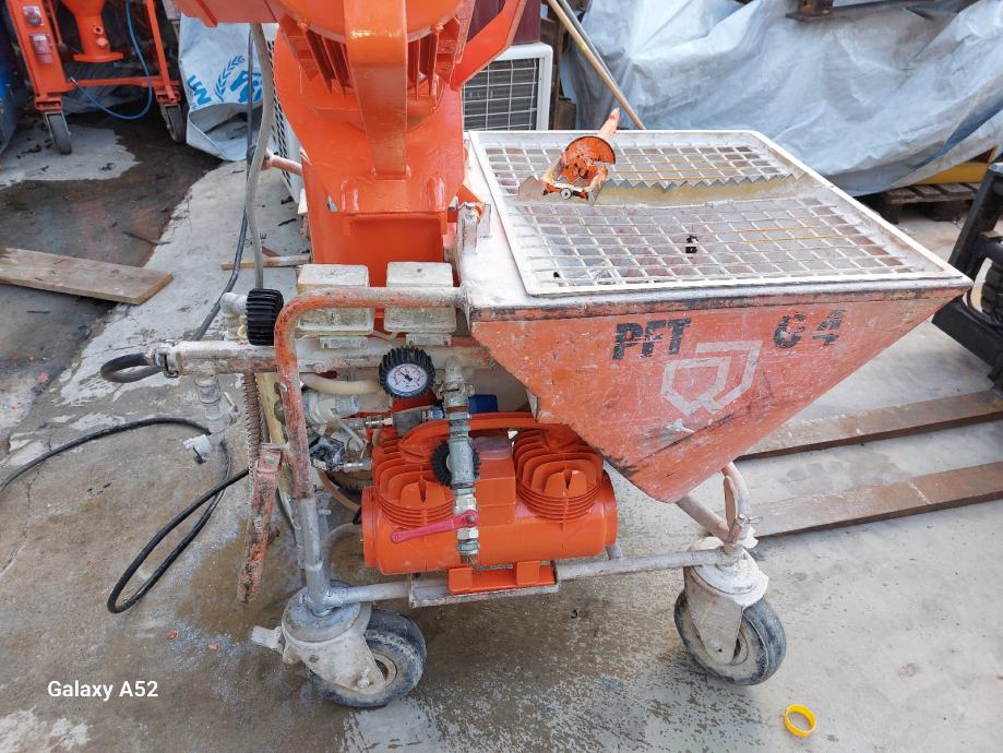 pft g4 stroj za žbuku