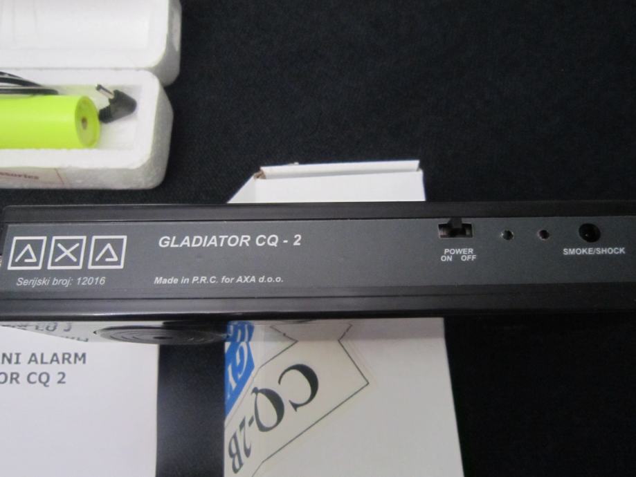 POTPUNO NOV-NERASPAKIRAN-ALARM GLADIATOR CQ 2
