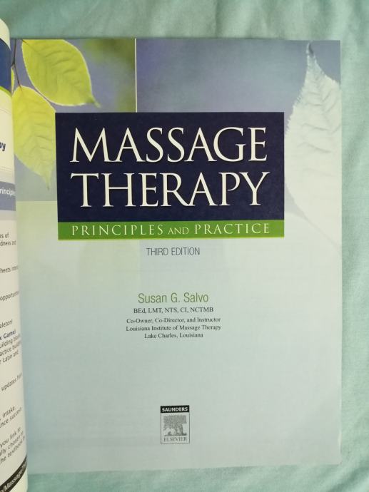 Susan G. Salvo – Massage Therapy : principles and practice (A21)